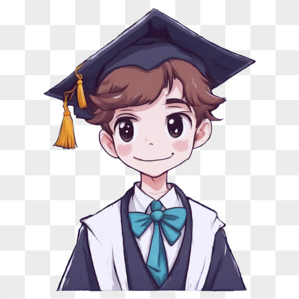 Descarga Personaje de Graduado Alegre Cartoons En Línea - Creative Fabrica