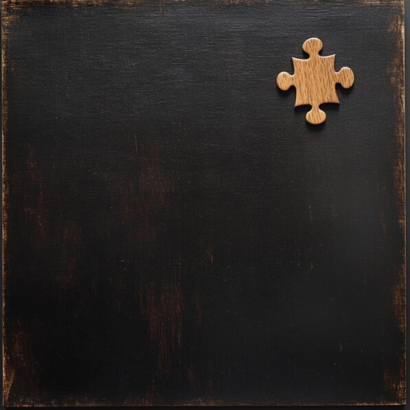 Download Wooden Puzzle Piece on Black Background Backgrounds Online ...