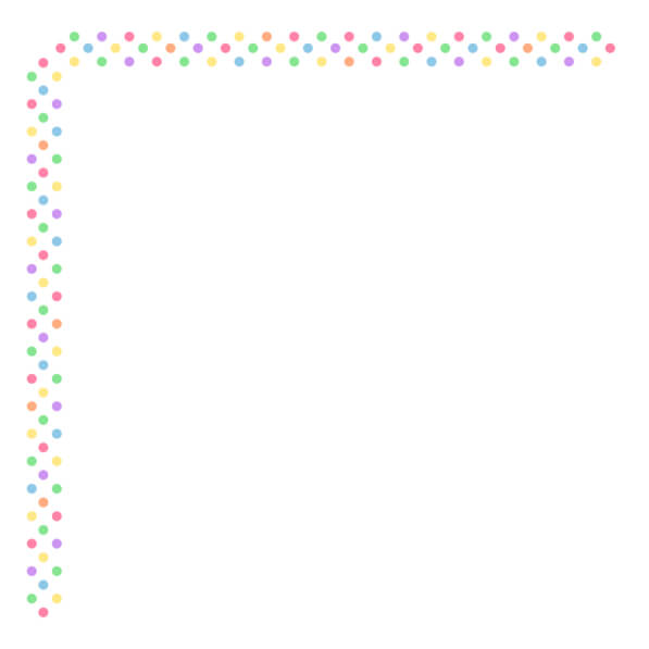 Download Colorful Polka Dot Border Design Borders & Corners Online ...