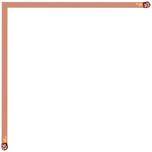 Download Decorative Paw Print Border Borders & Corners Online ...