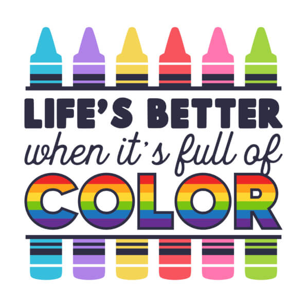 Download Colorful Quote about Life and Color Quotes Online - Creative ...
