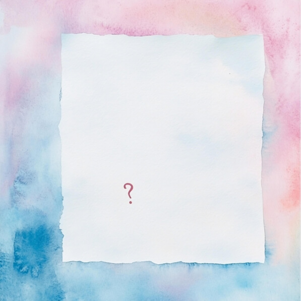 Download Blank Paper with Question Mark on Watercolor Background ...
