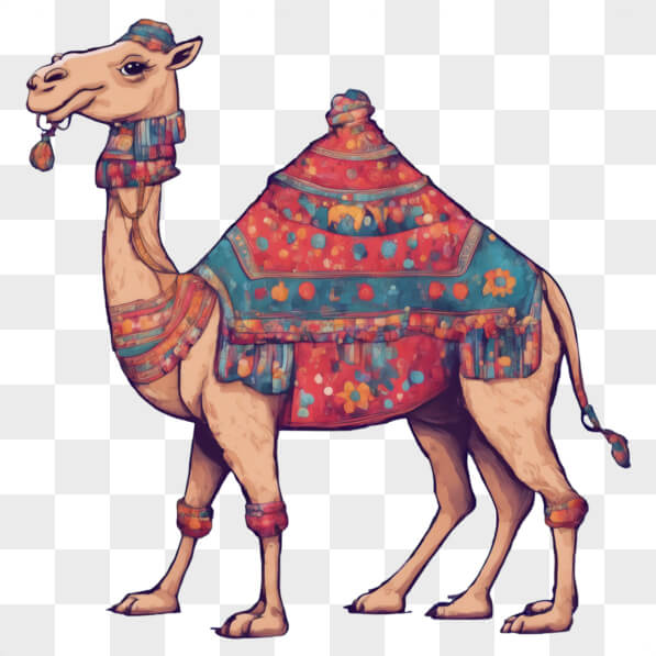 Download Colorful Camel Illustration Cartoons Online - Creative Fabrica