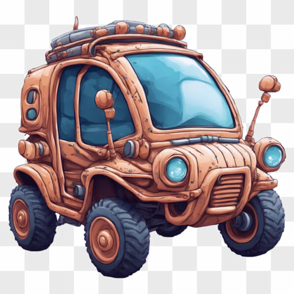 Download Whimsical Cartoon Vehicle Cartoons Online - Creative Fabrica