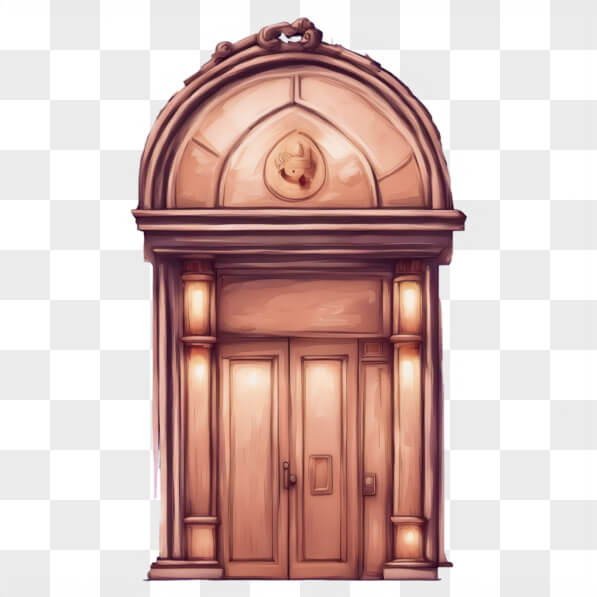 Download Ornate Building Entrance Cartoons Online - Creative Fabrica