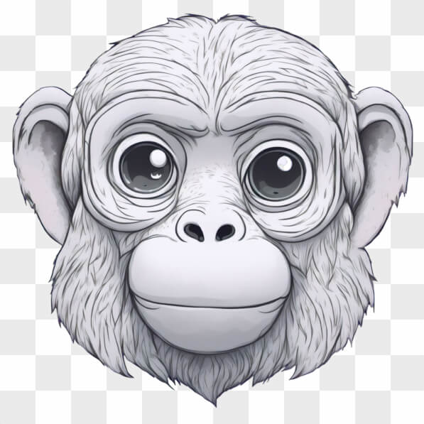 Baixe Ilustração de Rosto de Macaco Estilizado Cartoons - Creative Fabrica