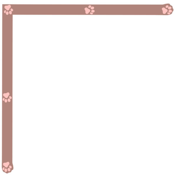 Download Cute Paw Print Border Design Borders & Corners Online ...