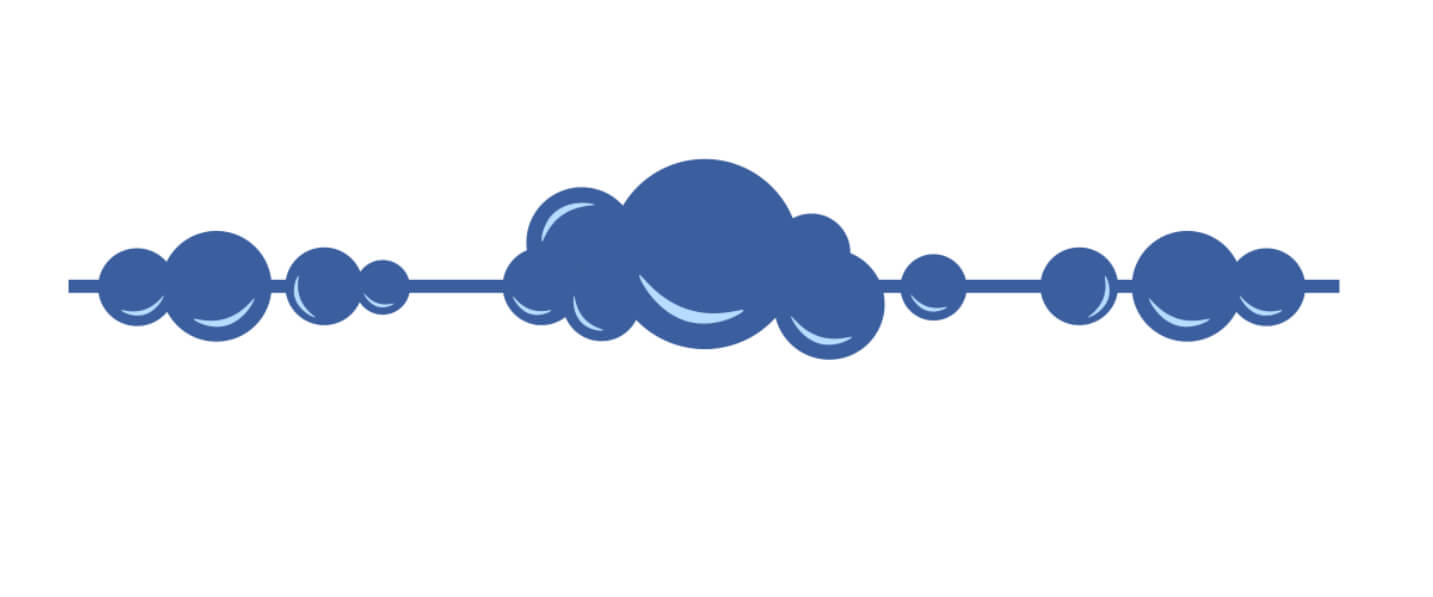 Download Stylized Blue Clouds Divider Borders & Corners Online ...