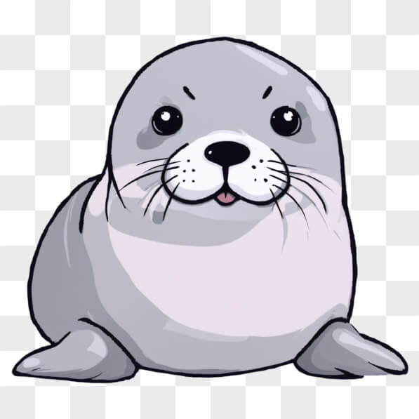 Download Cute Cartoon Seal Cartoons Online - Creative Fabrica