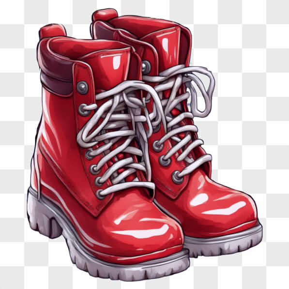 Descarga Par de botas rojas Cartoons En Línea - Creative Fabrica