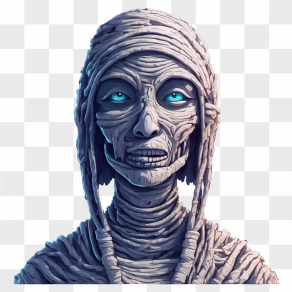 Download Stylized Mummy with Glowing Eyes Cartoons Online - Creative ...