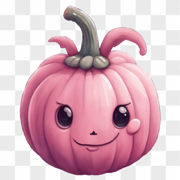 Descarga Linda calabaza rosa personaje Cartoons En Línea - Creative Fabrica