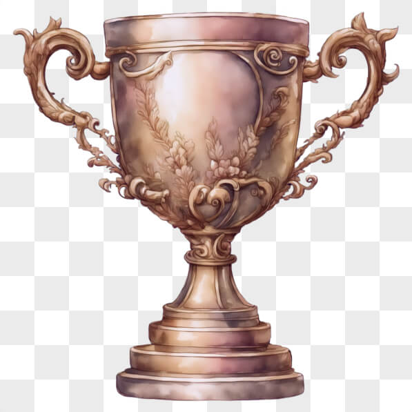 Descarga Copa de Trofeo Ornamental Cartoons En Línea - Creative Fabrica