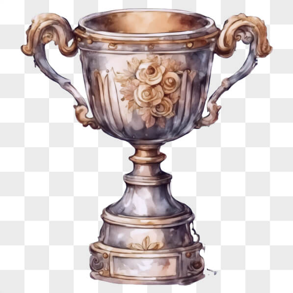 Descarga Copa de Trofeo Ornamental Cartoons En Línea - Creative Fabrica