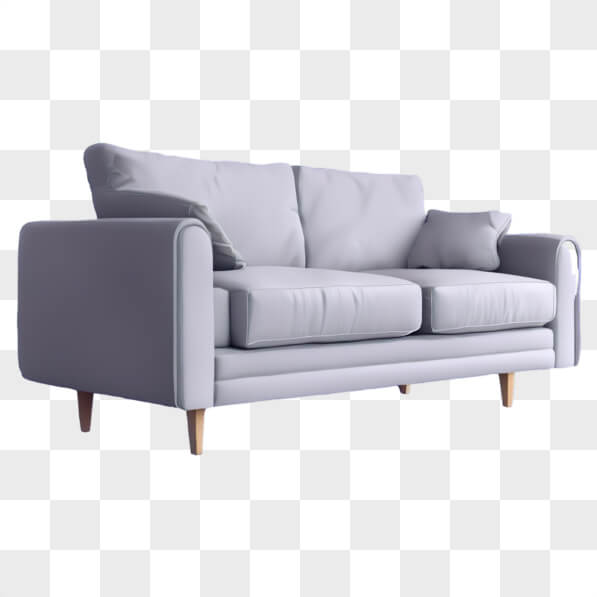 Download Modern Gray Sofa Cartoons Online - Creative Fabrica