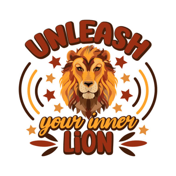 Download Unleash Your Inner Lion Illustration Quotes Online - Creative ...