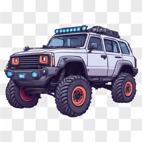 Download Stylized Off-Road Vehicle Cartoons Online - Creative Fabrica