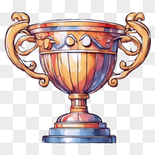Download Ornate Trophy Illustration Cartoons Online - Creative Fabrica