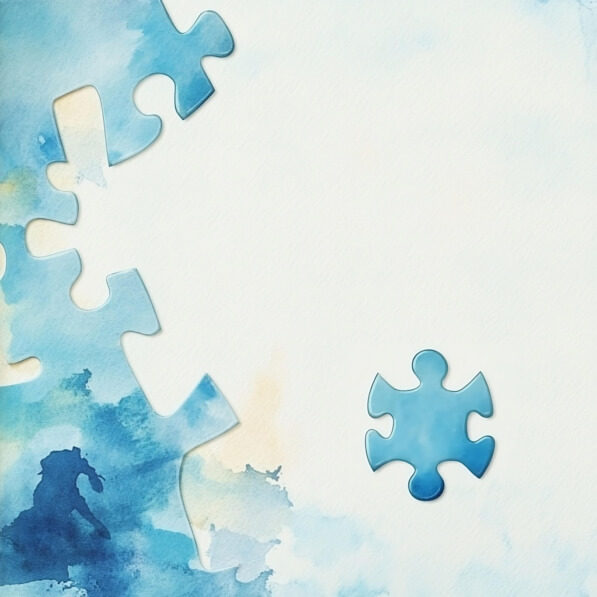 Download Watercolor Puzzle Pieces Backgrounds Online - Creative Fabrica