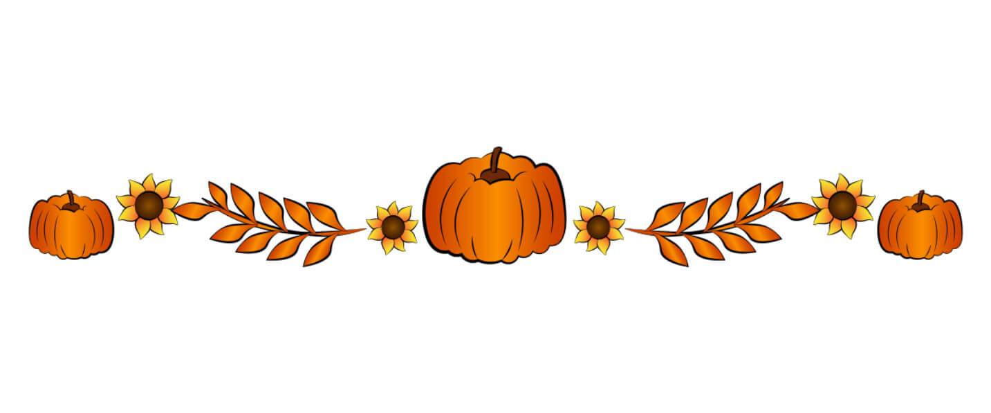 Download Autumn Decorative Border with Pumpkins and Sunflowers Borders ...
