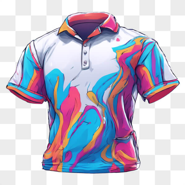 Download Colorful Abstract Polo Shirt Cartoons Online - Creative Fabrica