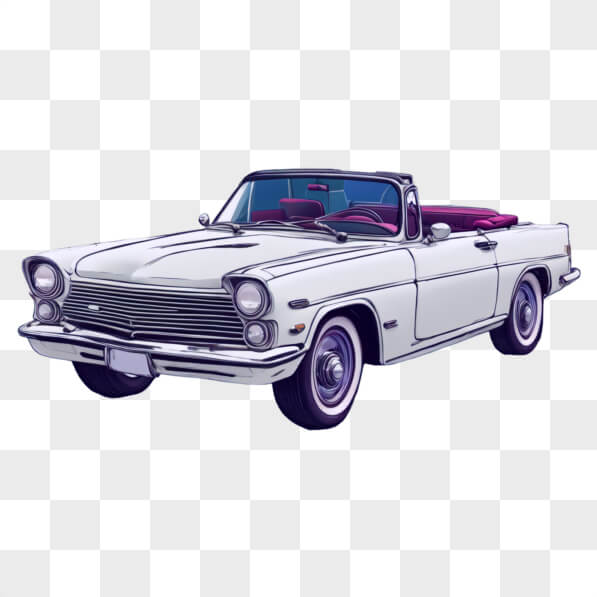 Download Classic Vintage Convertible Car Cartoons Online - Creative Fabrica