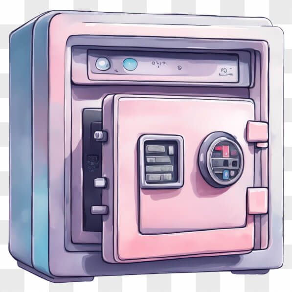 Download Stylized Safe with Combination Lock Cartoons Online - Creative ...