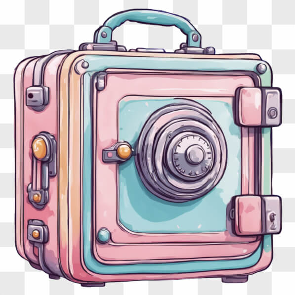 Download Colorful Vintage Safe Cartoons Online - Creative Fabrica