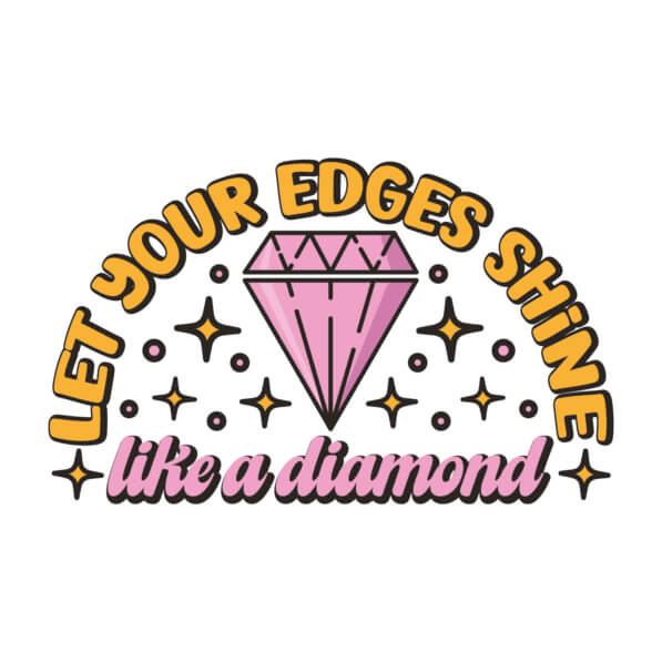 Download Motivational Quote with Pink Diamond Quotes Online - Creative ...