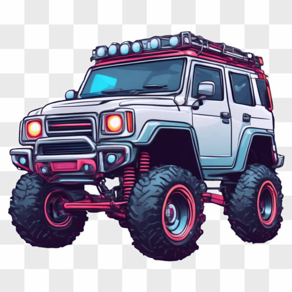 Download Stylized Off-Road Vehicle Cartoons Online - Creative Fabrica