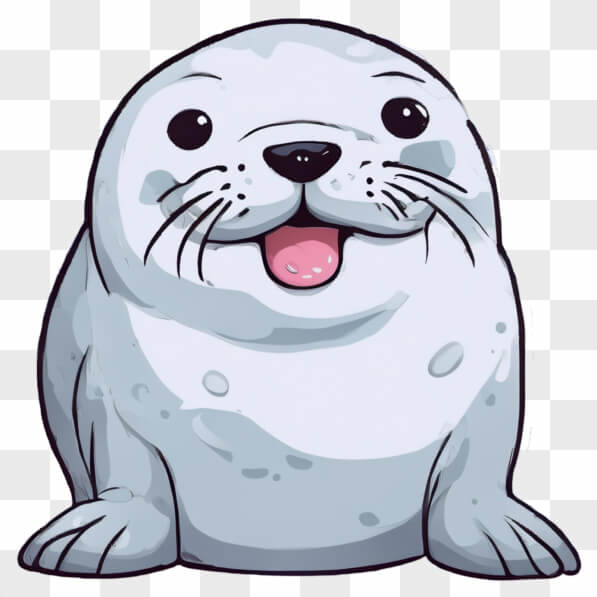 Descarga Foca de dibujos animados con una expresión juguetona Cartoons ...