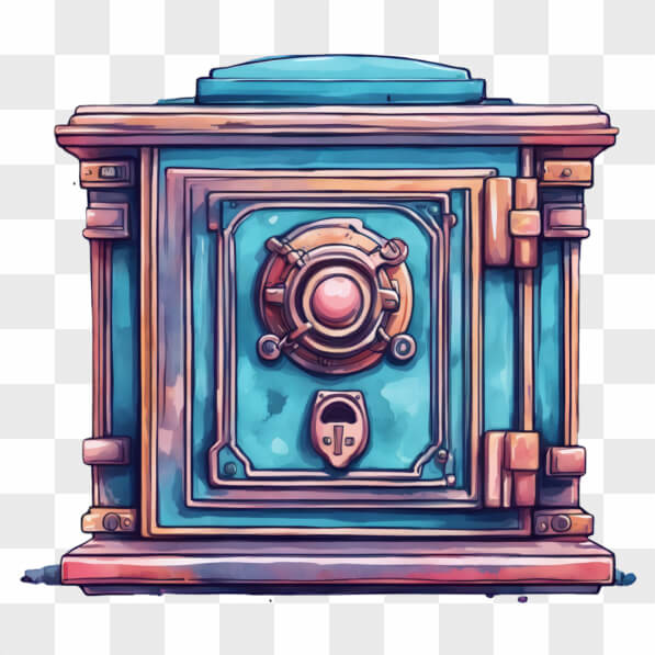 Download Vintage Safe with Intricate Design Cartoons Online - Creative ...