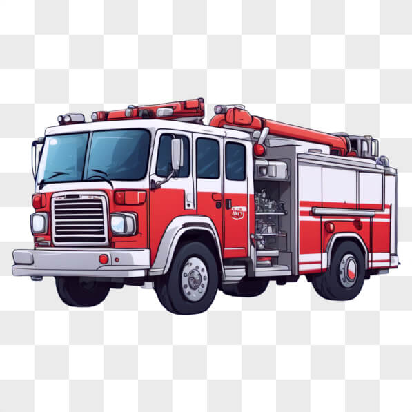Download Cartoon Fire Truck Cartoons Online - Creative Fabrica