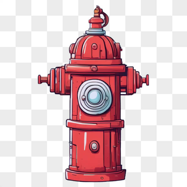 Download Red Fire Hydrant Cartoons Online - Creative Fabrica