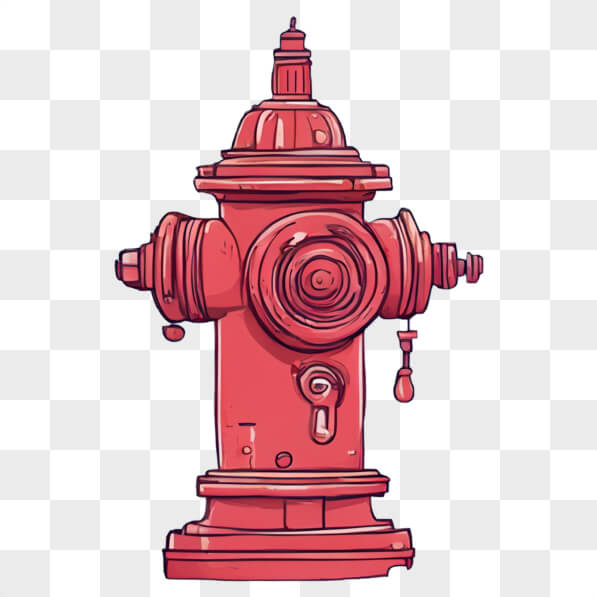 Download Cartoon-style Red Fire Hydrant Cartoons Online - Creative Fabrica