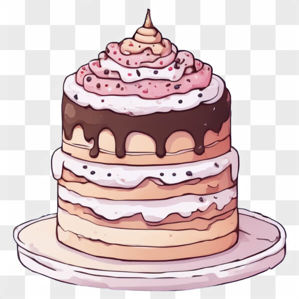 Download Decorative Layer Cake Cartoons Online - Creative Fabrica