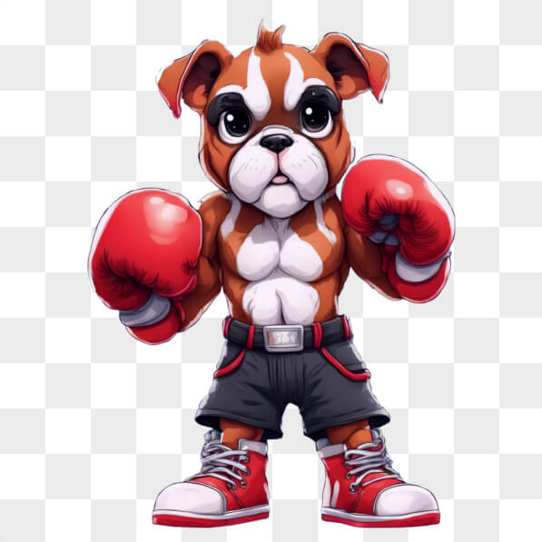Download Boxer Dog Character Cartoons Online - Creative Fabrica