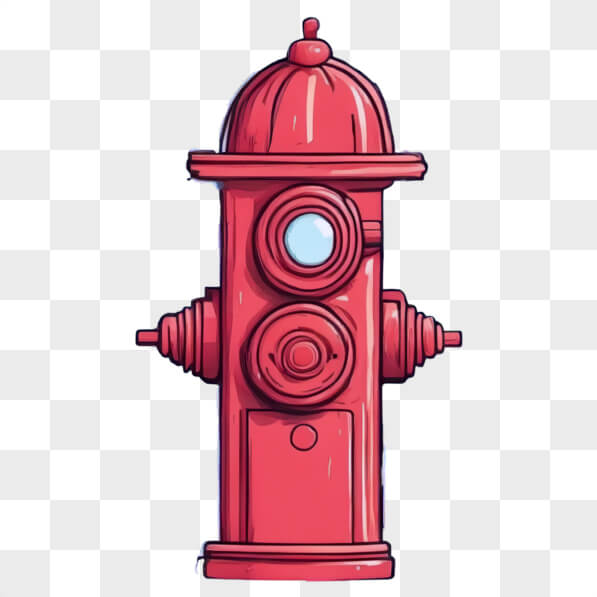 Download Red Fire Hydrant Cartoons Online - Creative Fabrica