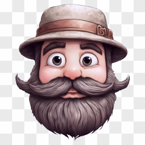 Descarga Personaje de dibujos animados con barba y sombrero Cartoons En ...