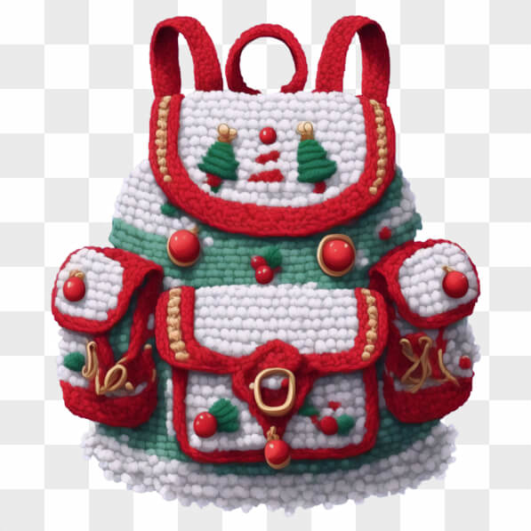 Download Festive Christmas Backpack Cartoons Online - Creative Fabrica