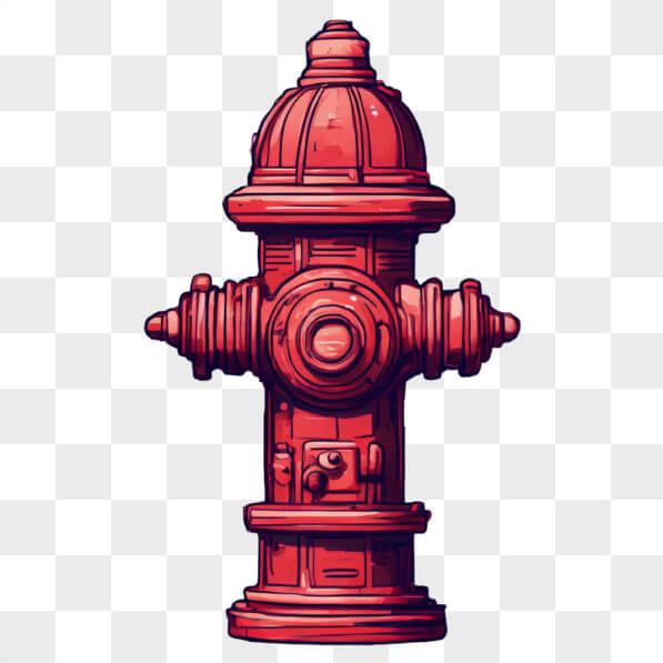 Download Red Fire Hydrant Cartoons Online - Creative Fabrica