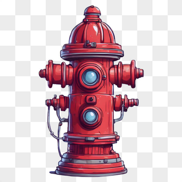 Download Red Fire Hydrant Cartoons Online - Creative Fabrica