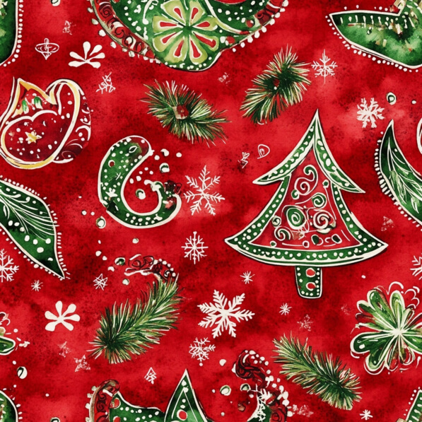 Download Holiday Pattern with Christmas Elements Patterns Online ...