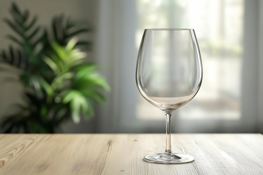 Descarga Copa de vino elegante sobre mesa de madera Mockups En Línea ...