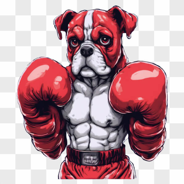 Download Muscular Bulldog Boxer Cartoons Online - Creative Fabrica