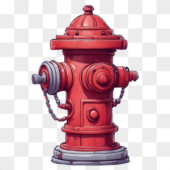 Download Red Fire Hydrant Cartoons Online - Creative Fabrica