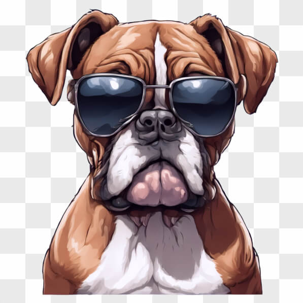 Descarga Perro Boxer Genial con Gafas de Sol Cartoons En Línea ...