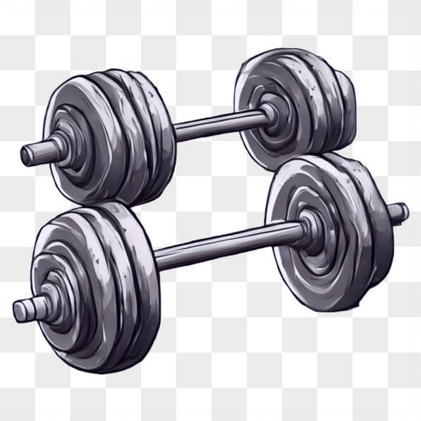 Descarga Mancuernas para el entrenamiento de fitness Cartoons En Línea ...