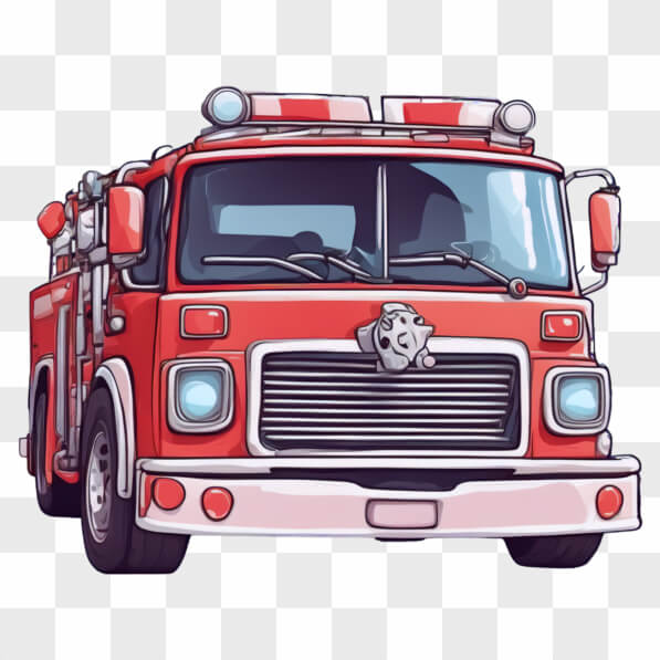 Download Cartoon Fire Truck Cartoons Online - Creative Fabrica