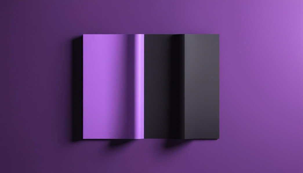 Download Open Book with Purple and Black Pages Mockups Online ...